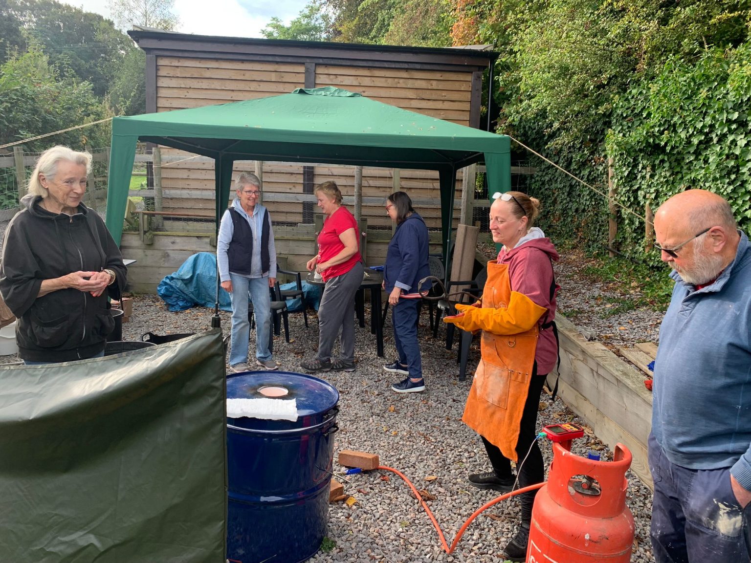 Shazpots Tutor Lead Pottery Experiences RAKU Firing Glazing